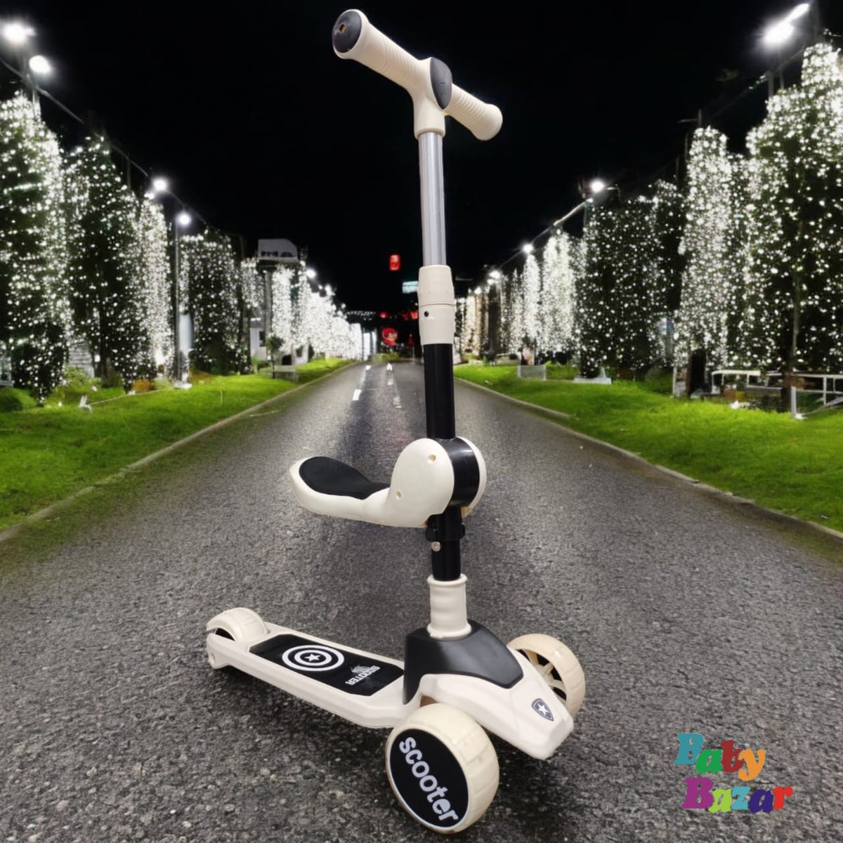 Kids Scotty Kids Adjustable Height and Removable Seat with 3 LED Wheel ...