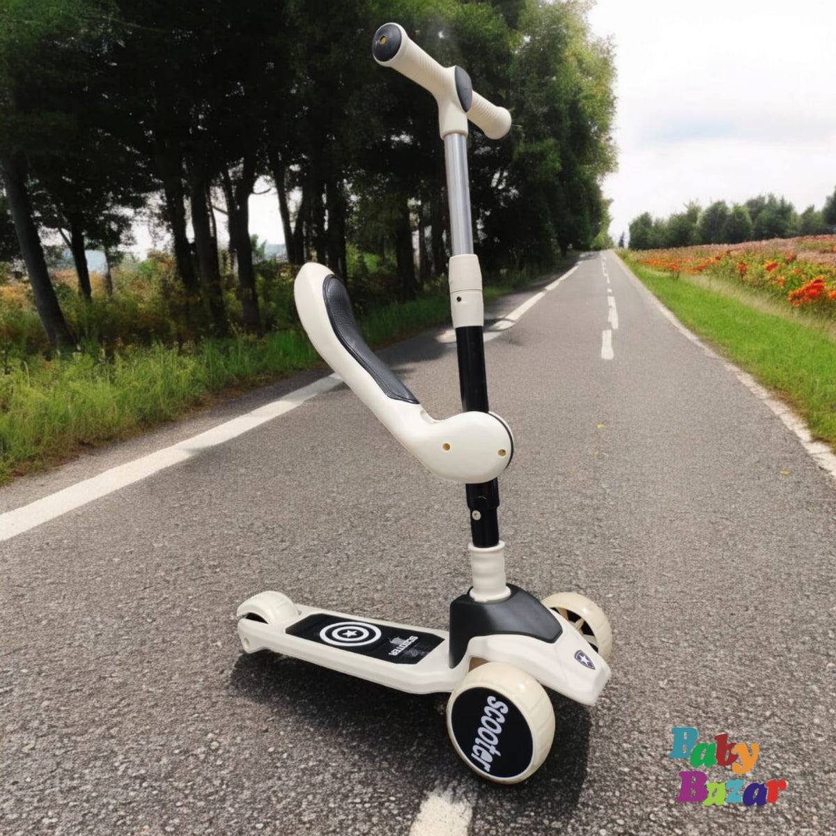 Kids Scotty Kids Adjustable Height and Removable Seat with 3 LED Wheel ...