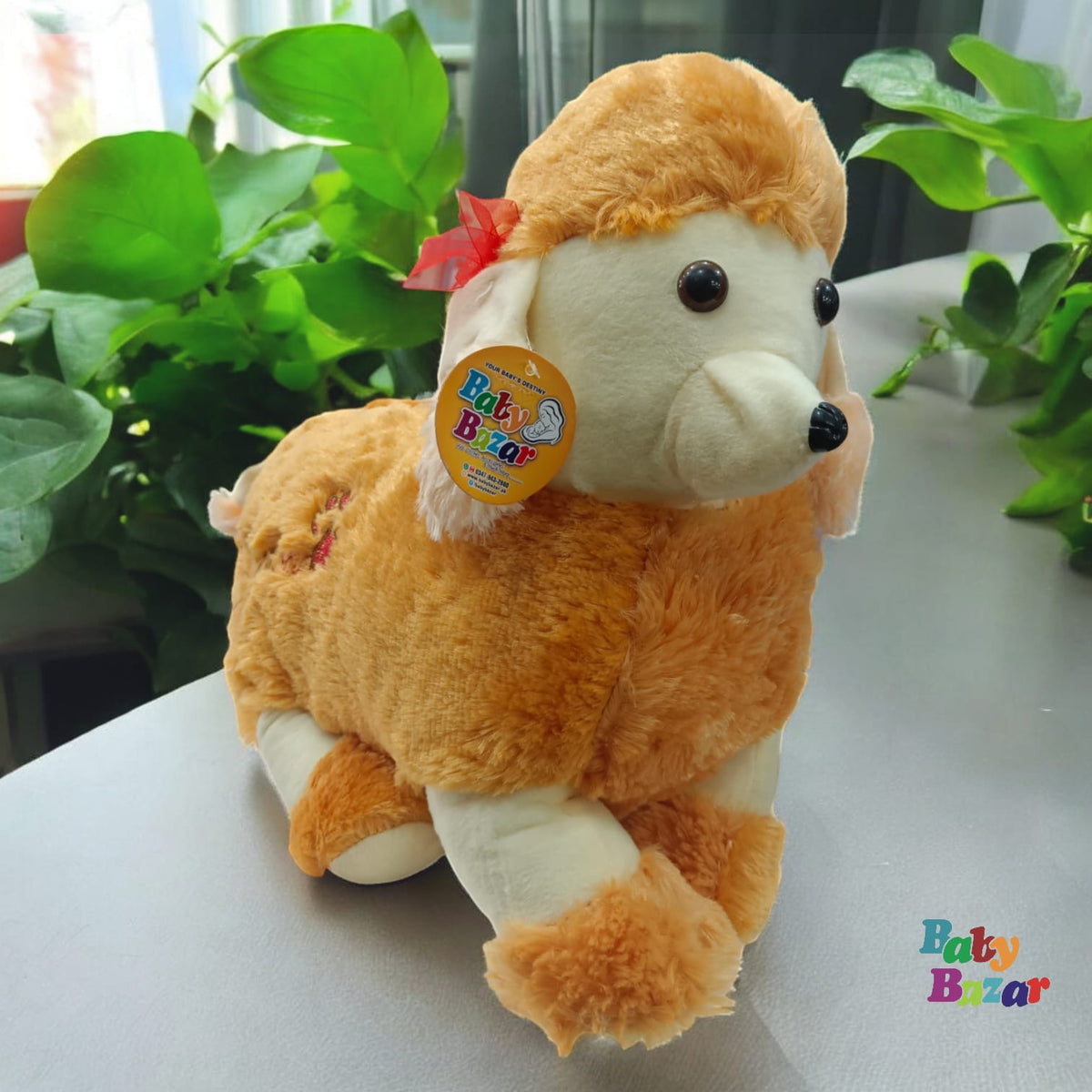 Beautiful Sheep Animal Soft Stuff Toy - Light Brown – Baby Bazar