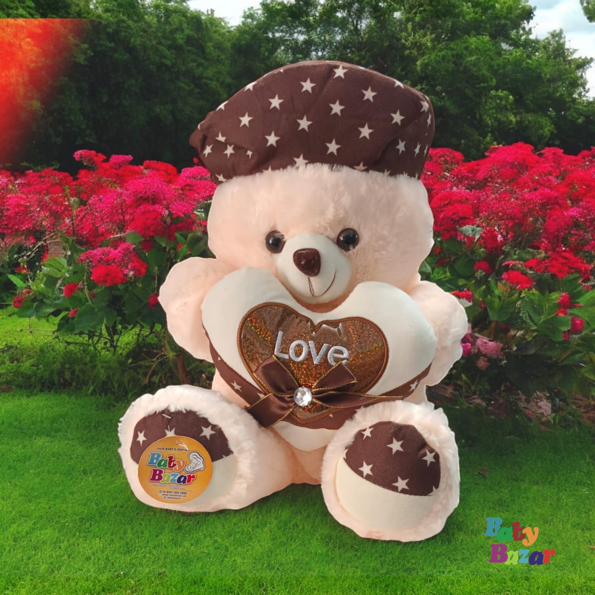 New Style 16 Inch Teddy Bear Plush Toy - Brown – Baby Bazar