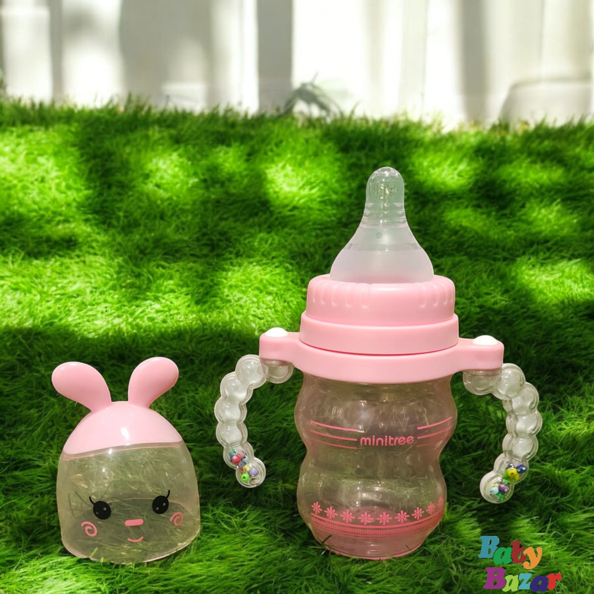 High Quality Baby Beautiful Feeder 180ml - Pink – Baby Bazar
