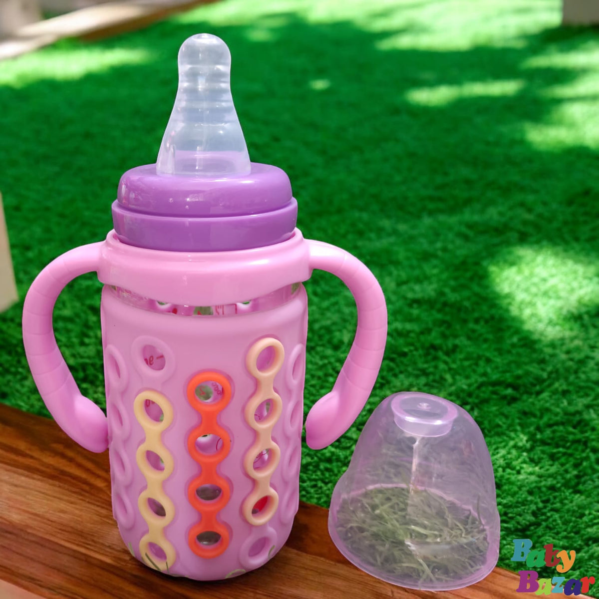 Importuned Glass Feeder ml120-Purple – Baby Bazar