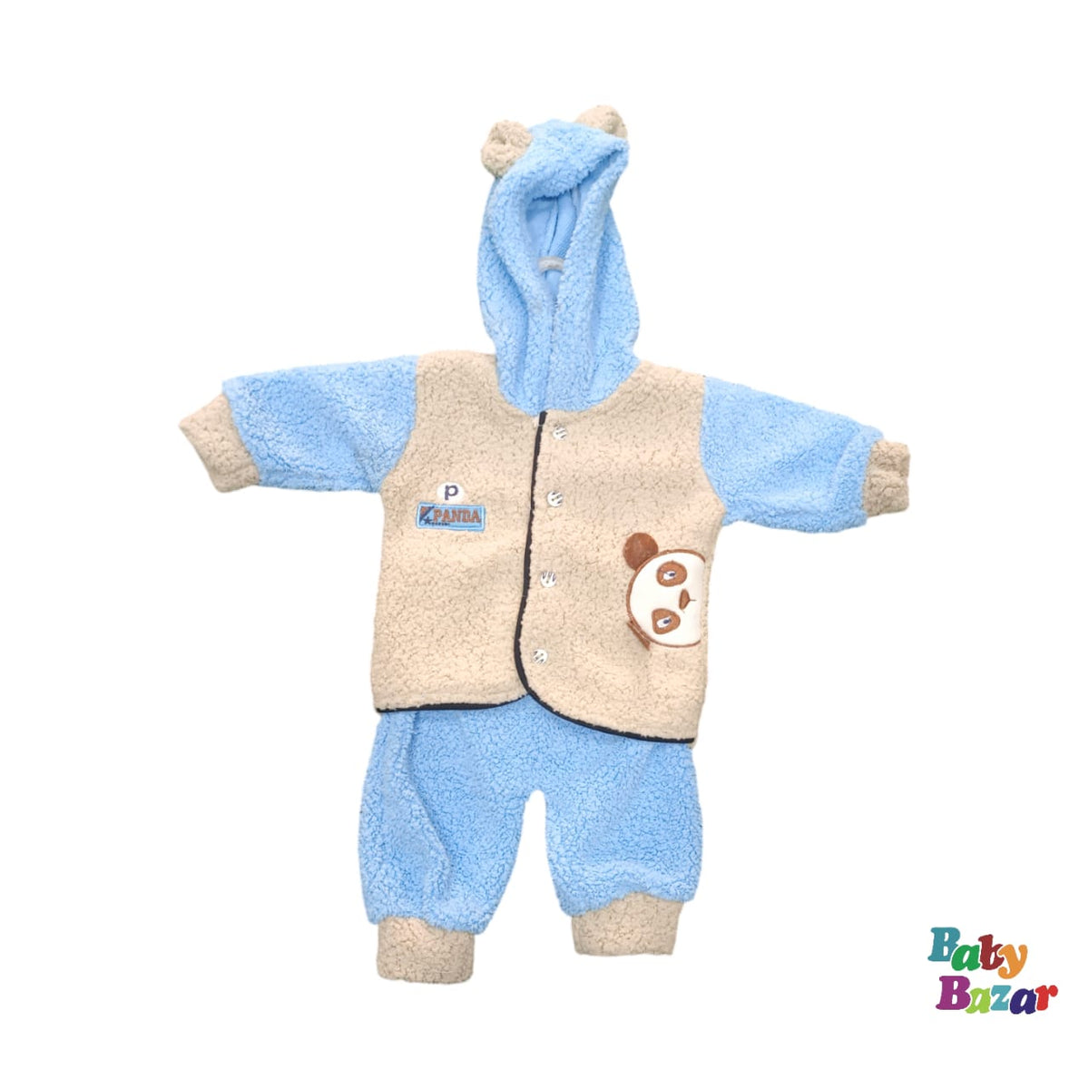 New Born Baby Cloth Fleece Stuff - Grey – Baby Bazar