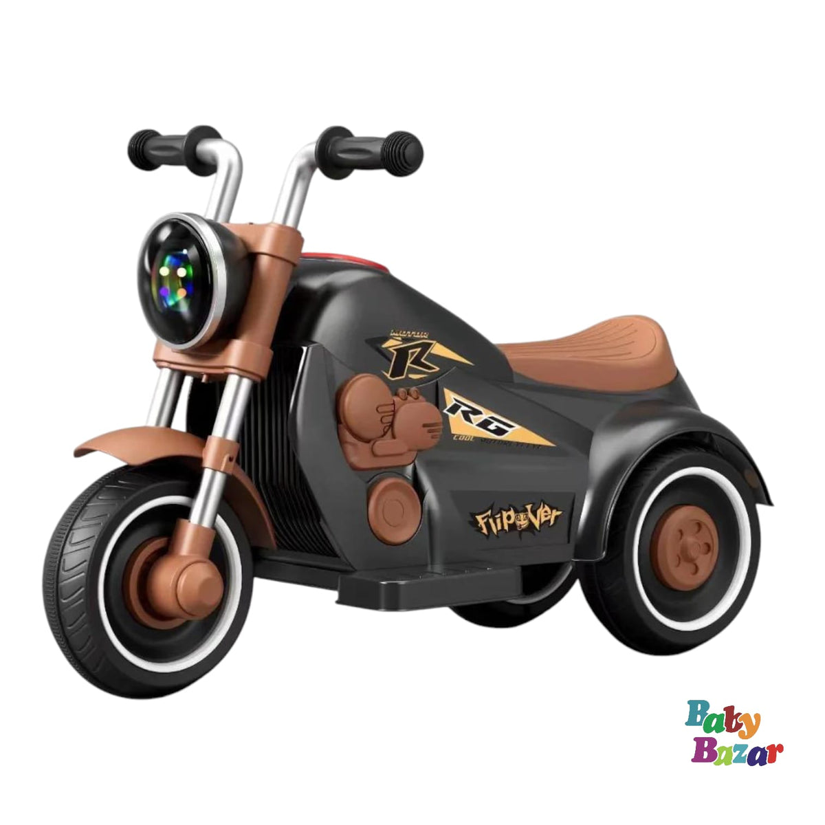 6V Battery Operated Bike Kids Ride On MotorCycles - Black – Baby Bazar