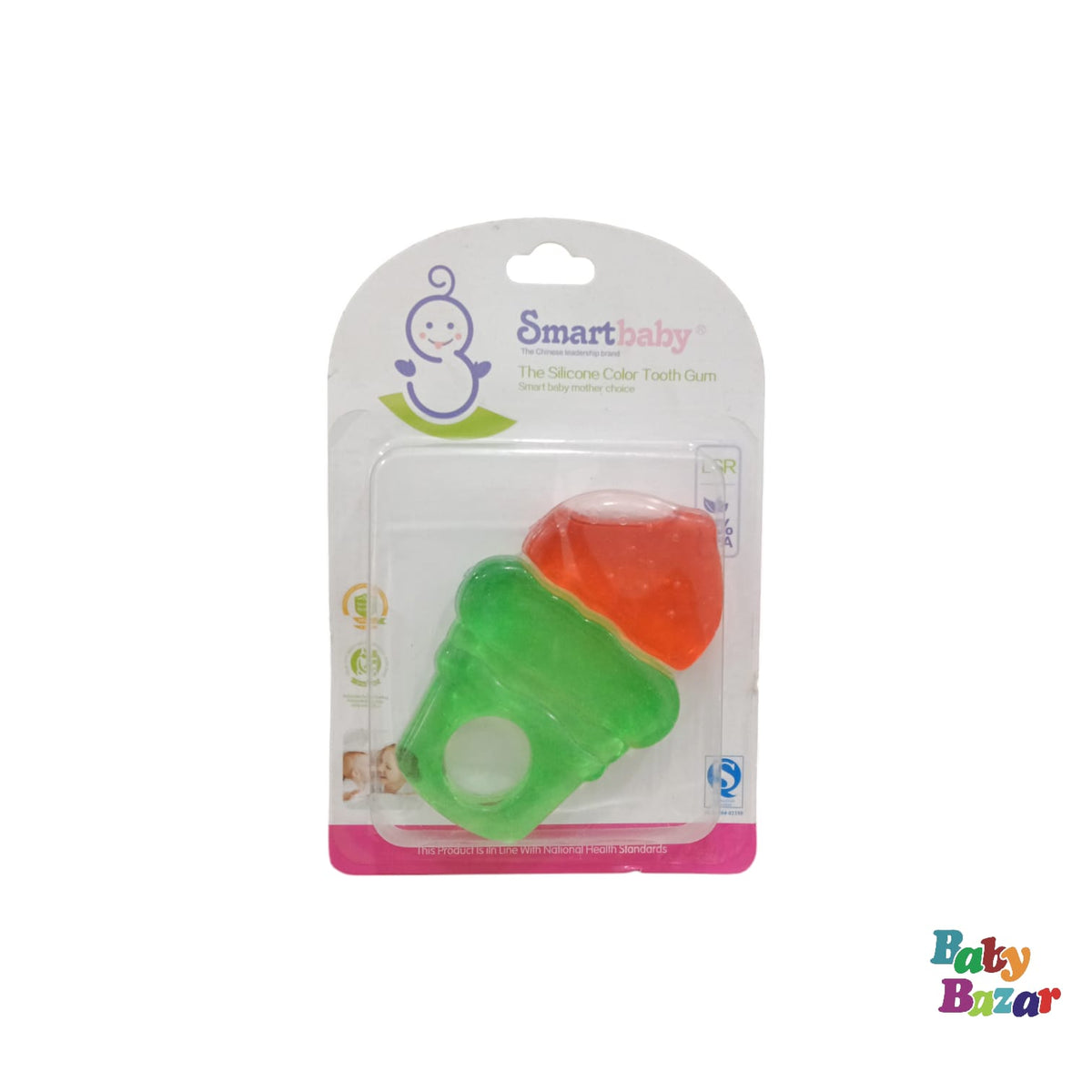 Smart Baby Silicone Random Shape Teether Cooling Gum Soother - Green ...