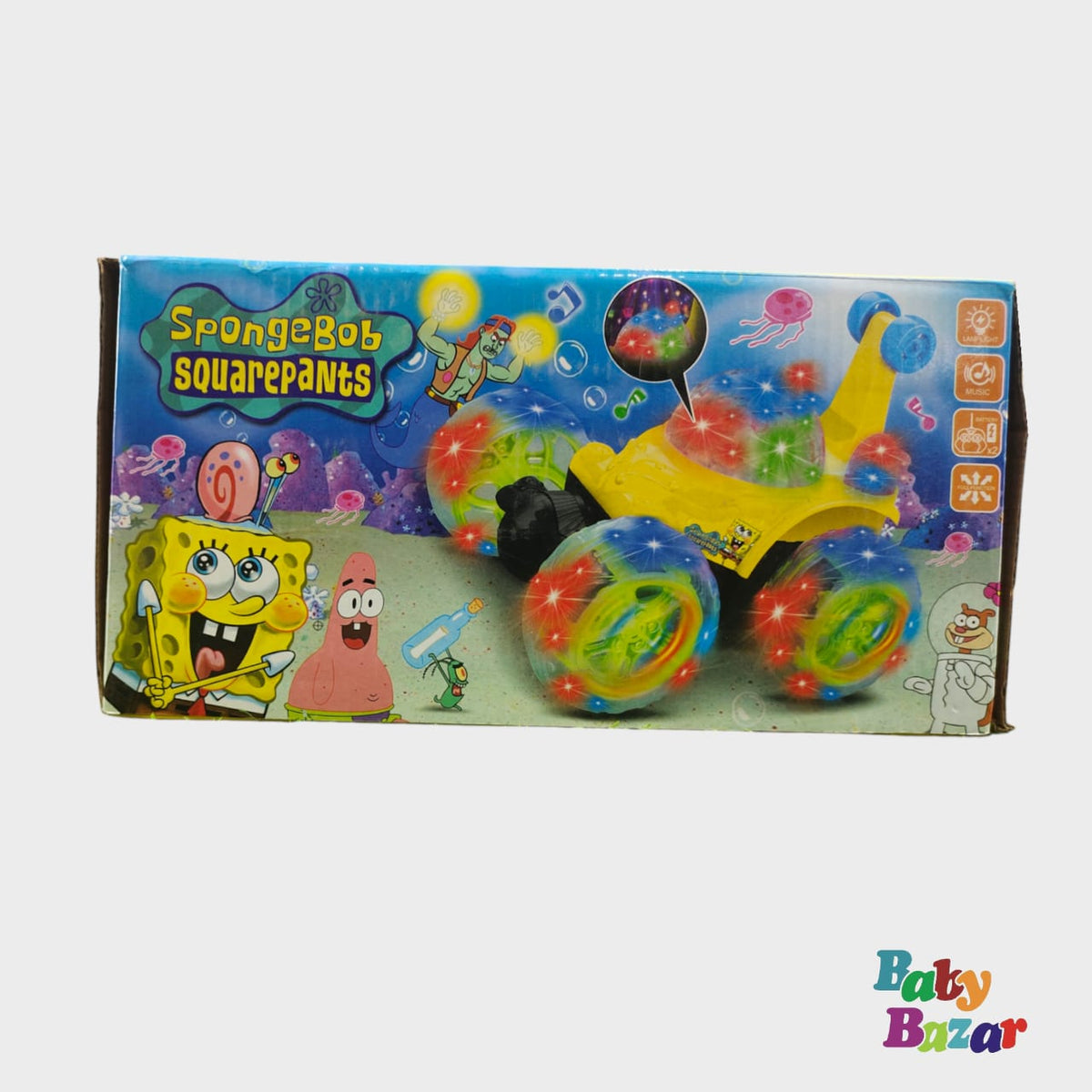 Rolling Twister 360Degree SpongeBob SquarePants Remote Control Stunt C ...