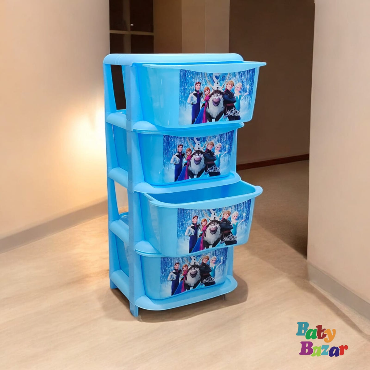 Frozen Themed Stacking Storage Bins Drawer 32 Inches Tall Baby Bazar