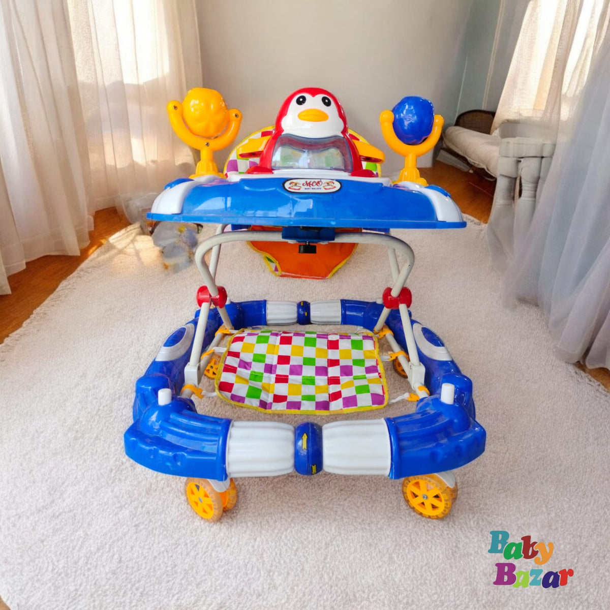 Colorful Baby Walker 3 in 1 Rocker Stroller With Umbrella for Early ...