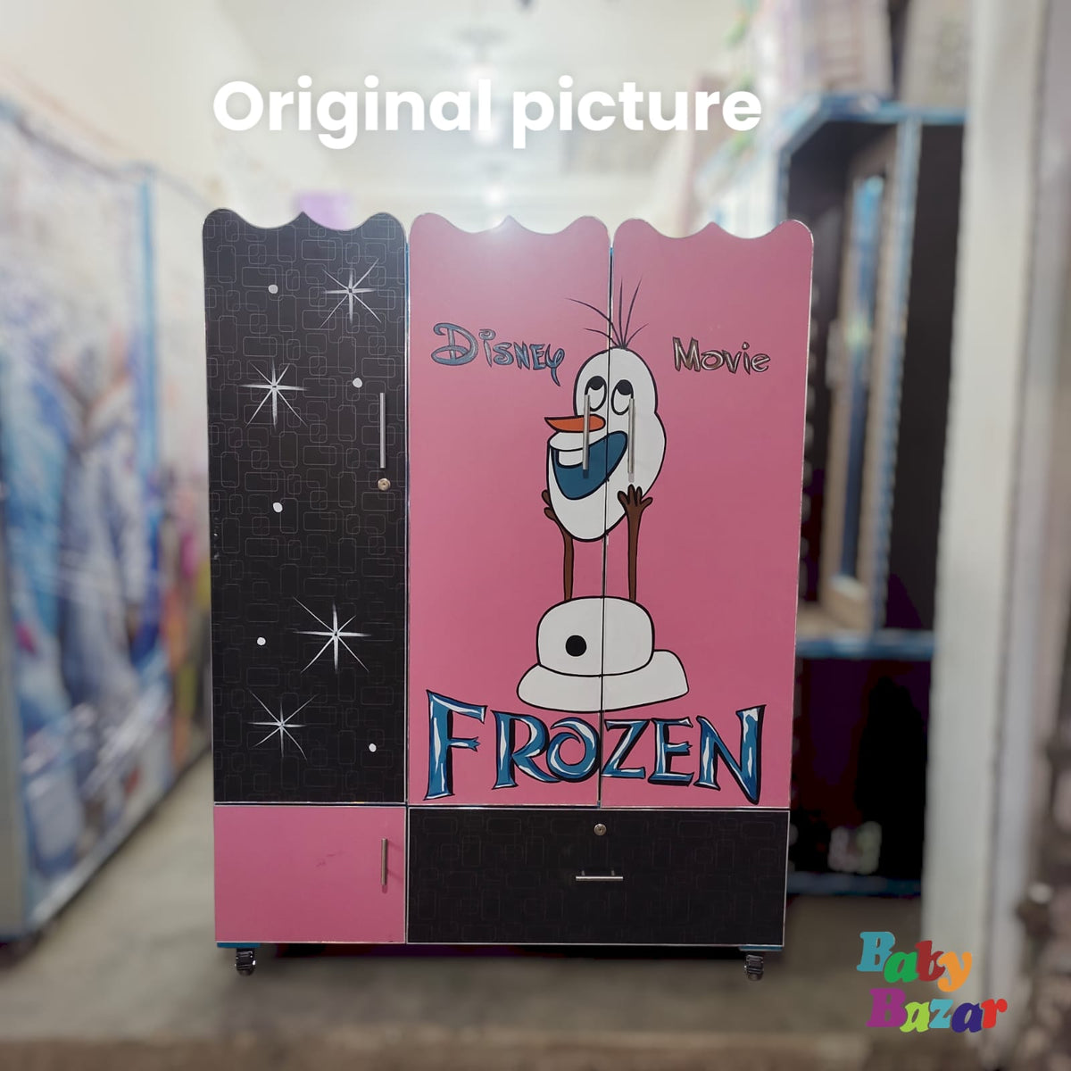 Frozen Style Baby Cupboard 5 Feet Tall, Spacious baby - bazar – Baby Bazar