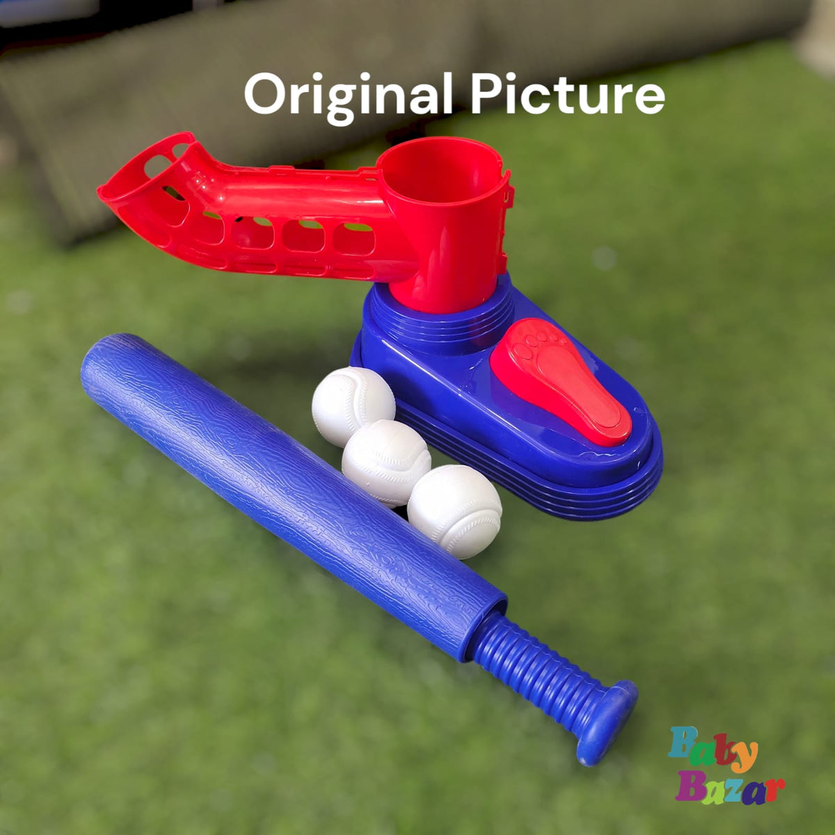 Athletic Baseball Playset – Pitching Machine, Bat & Balls baby - bazar ...