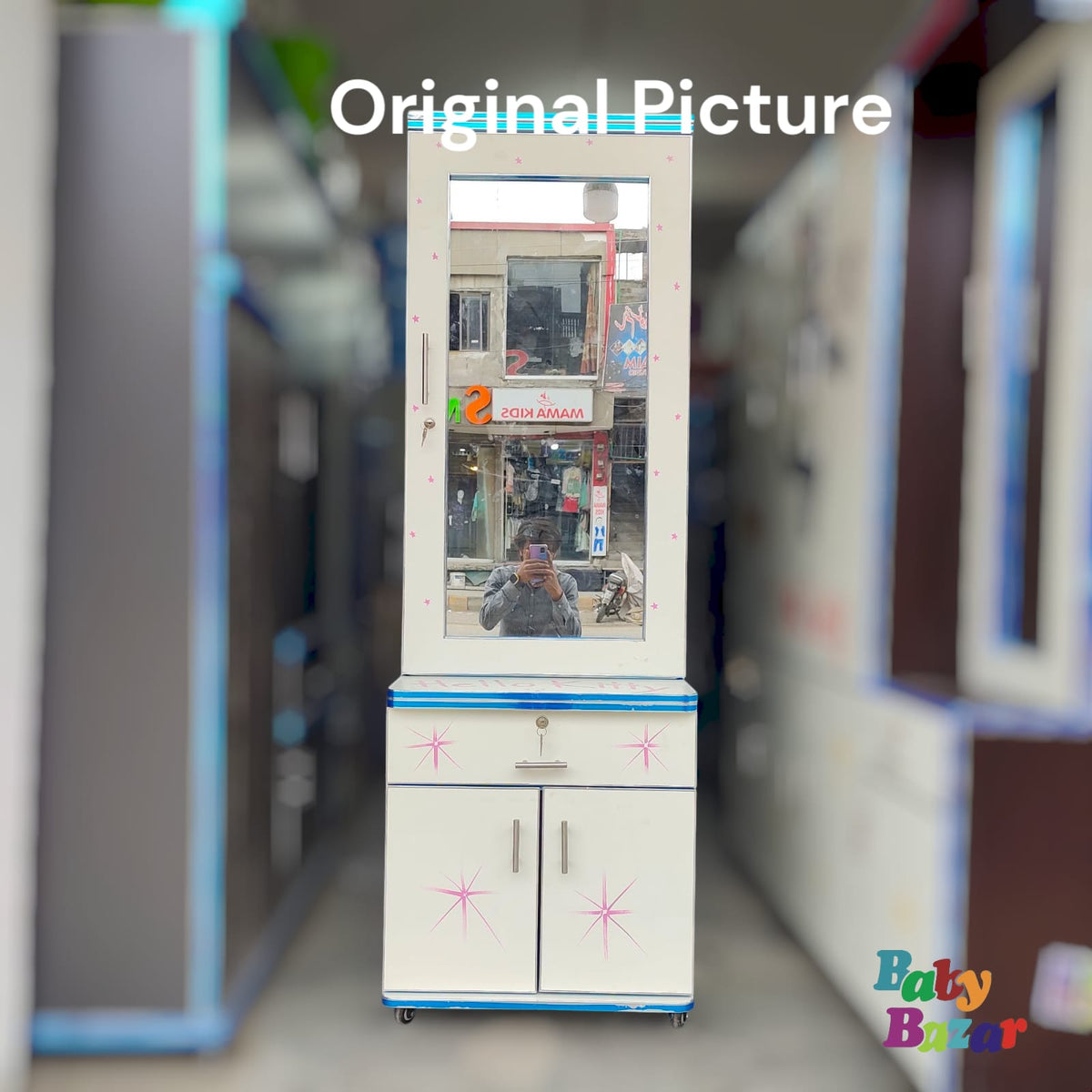 Premium 6ft Wooden Dressing Table with Mirror Modern baby - bazar ...