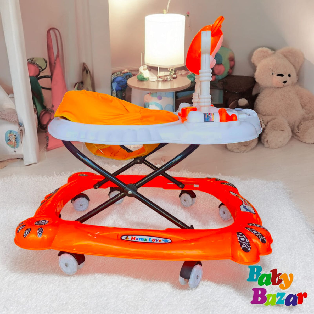 Mama Love Baby Walker Musical Activity Walker with Interactive Toy ...