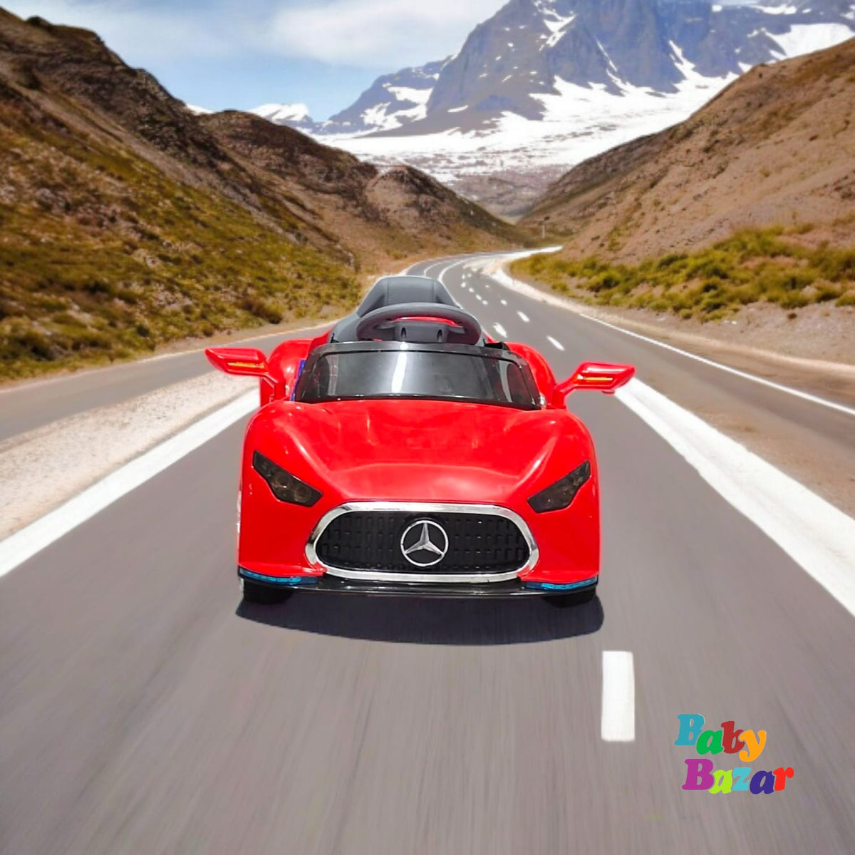 Luxury Red Ride-On Sports Car for Kids – Electric Car with baby - bazar ...