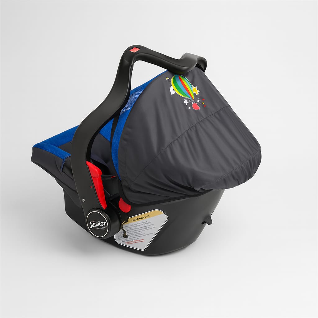 Junior Baby Carry Cot & Car Seat – Red & Navy baby - bazar – Baby Bazar