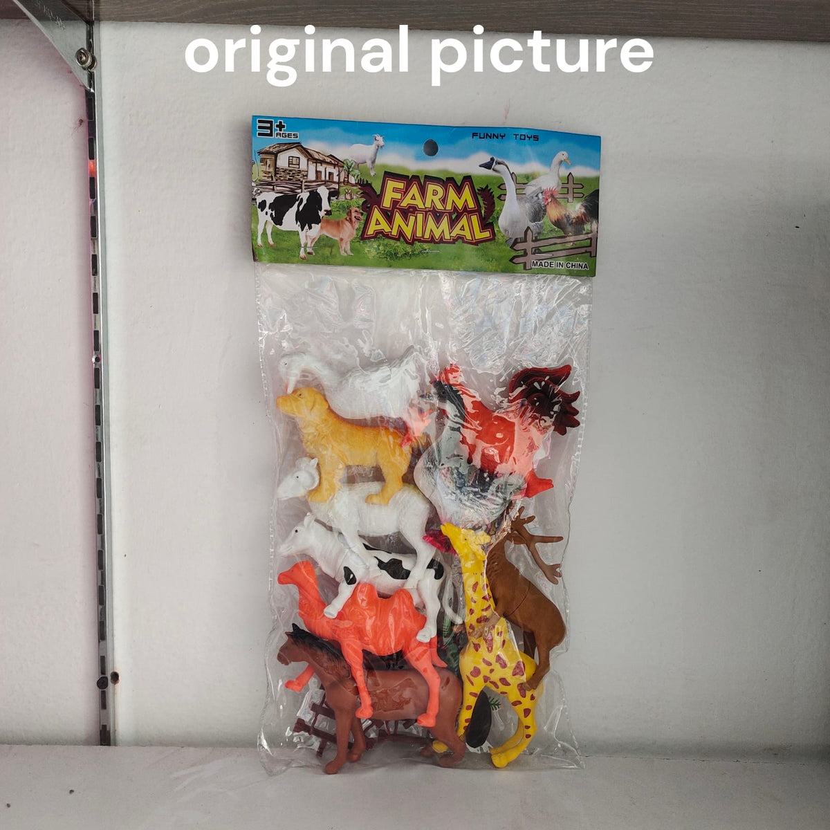 Farm Animal Toy Set – Educational Plastic Animal Figures for Kids baby ...