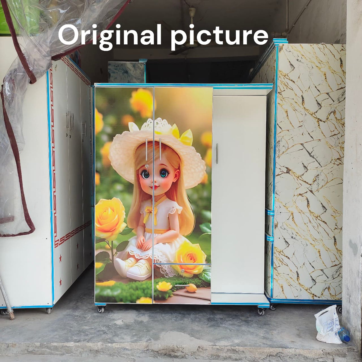 Girl Doll Wardrobe 5x4 – Premium ZRK Sheet Kids Almari with 16-Inch ...