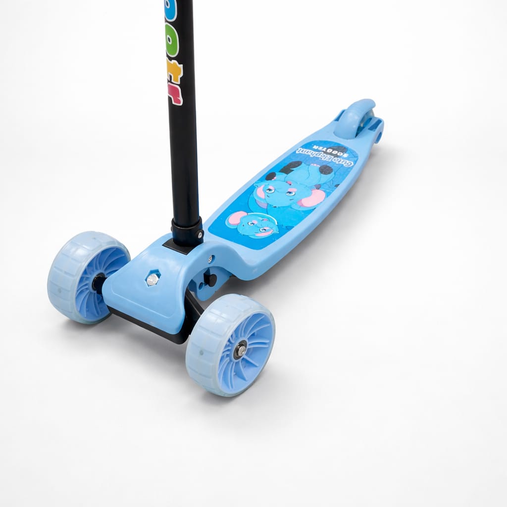 Kids 3-Wheel Light Blue Scooter with Adjustable Handle baby - bazar ...