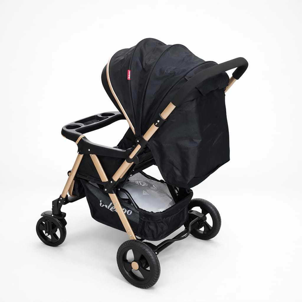 Belecoo Luxury Baby Stroller – Premium Black baby - bazar – Baby Bazar