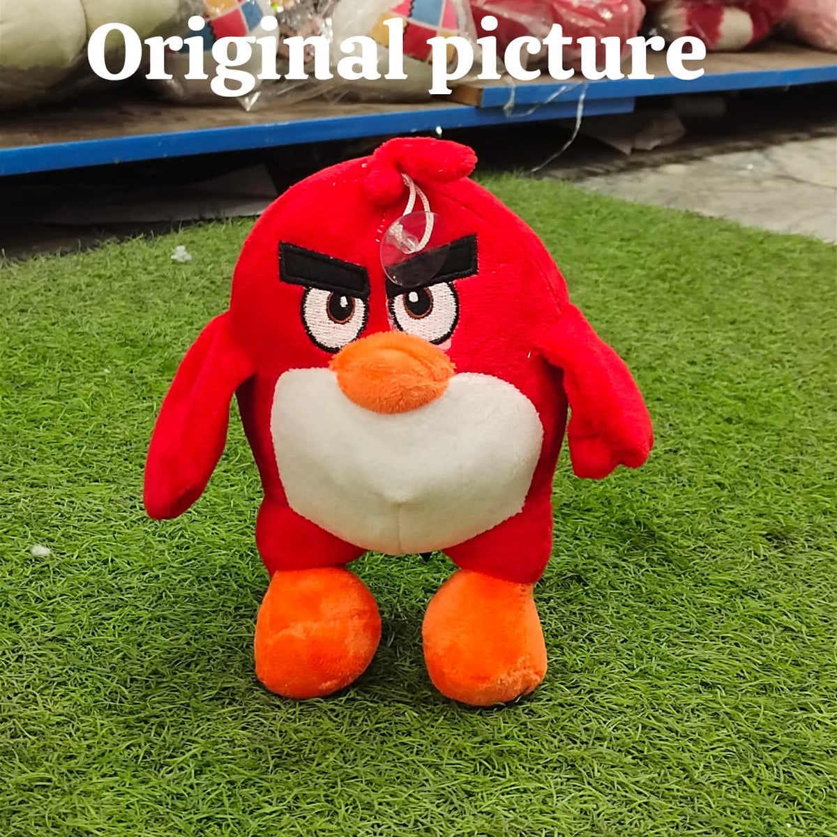 Angry Style Red Bird Plush Toy – Soft Stuffed Doll baby - bazar – Baby ...