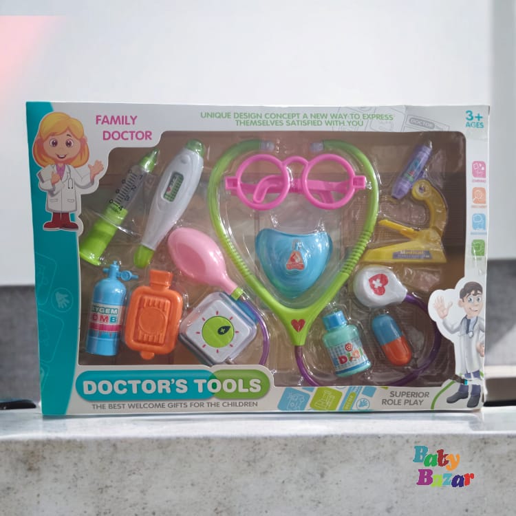 Family Doctor Tools Toy Set For Kids – Baby Bazar