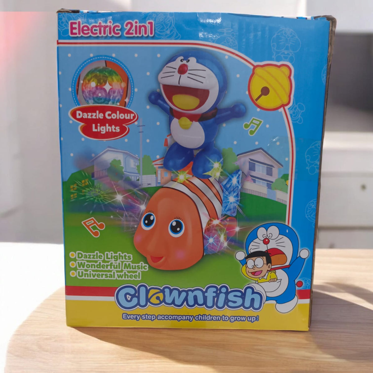 2 in 1 Doraemon Clown Fish With Music & Lights – Baby Bazar