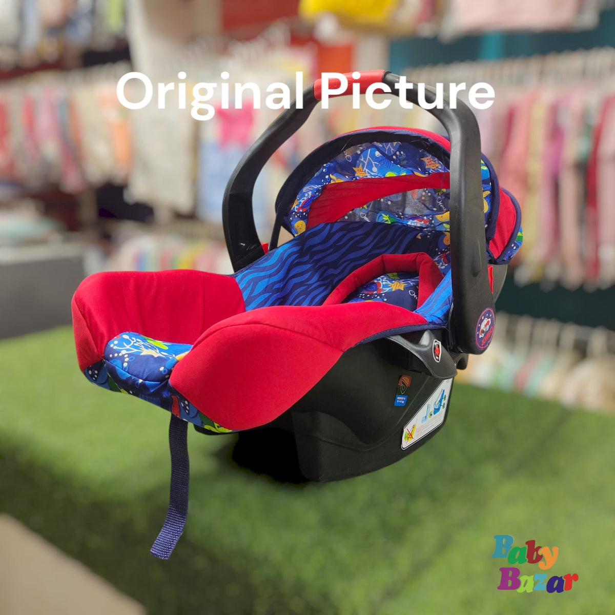 Baby Carry Cot & Car Seat with Soft Cushion Safe baby - bazar – Baby Bazar