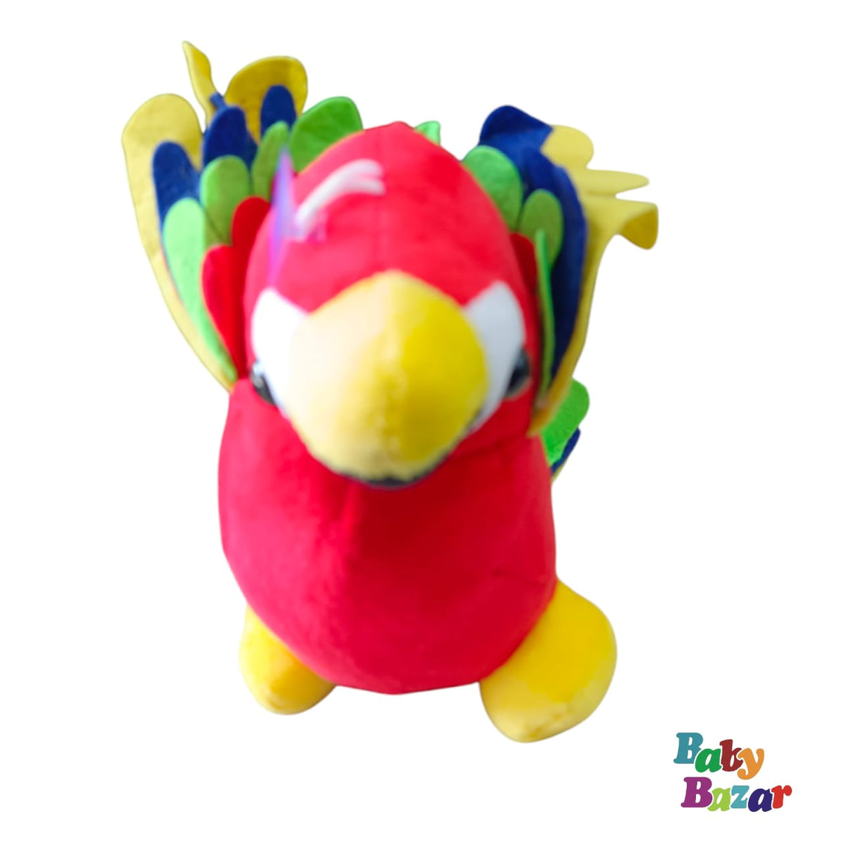 Colorful Parrot Plush Toy – Soft Cute and Perfect baby - bazar – Baby Bazar