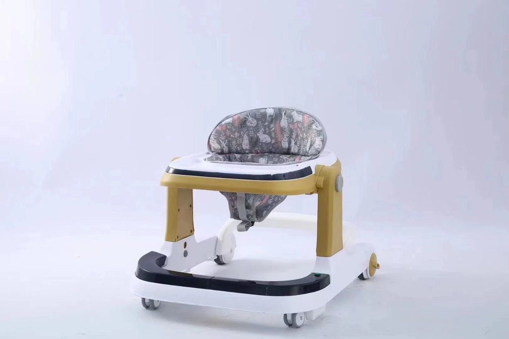 7-Gear Adjustable Baby Walker with Wheels – Foldable Infant & Toddler ...