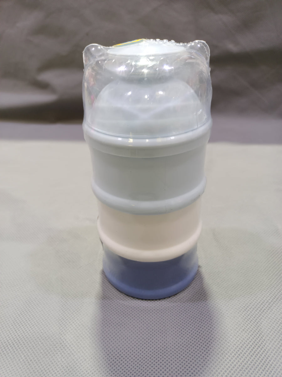 3 Layer Milk Powder Container In Beautiful Colors – Baby Bazar