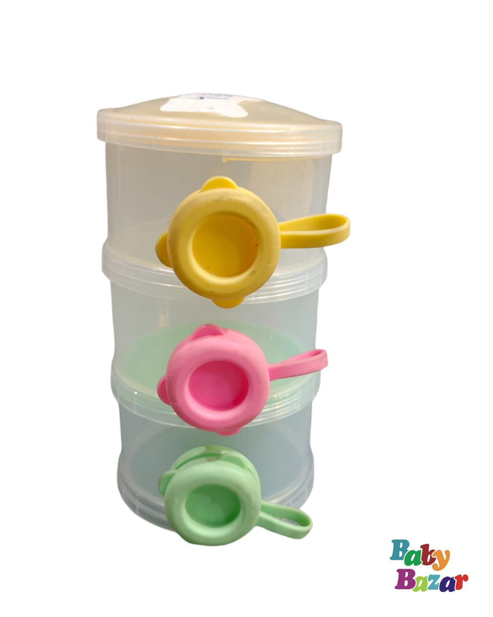 3 Layer Portable Separate Leak Proof Baby Milk Powder Container With I ...