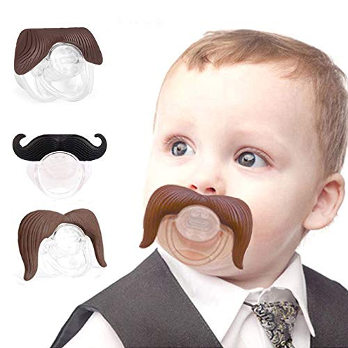 Mustache Shape Pacifier For Kids – Baby Bazar