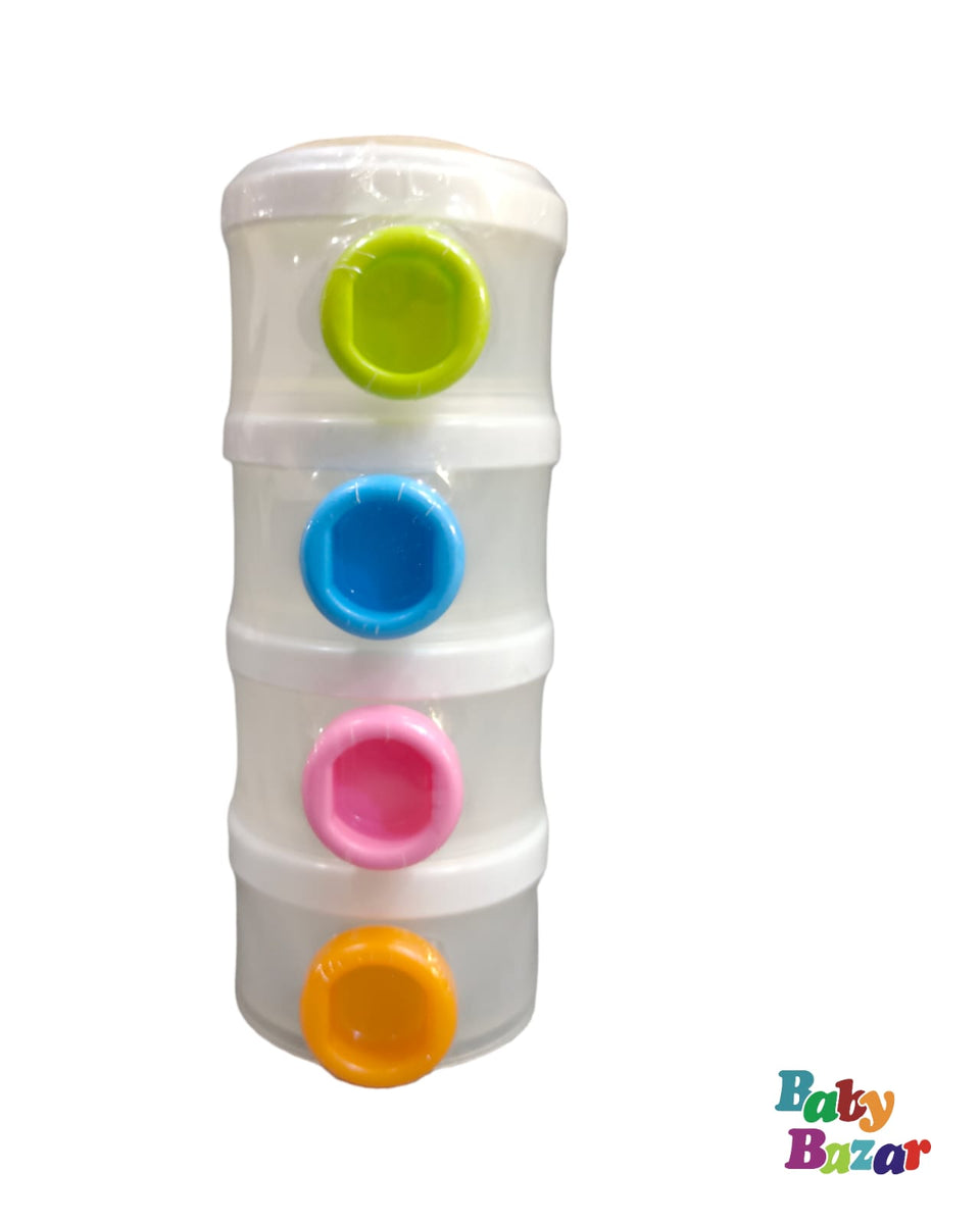 4 Layer Portable Separate Leak Proof Baby Milk Powder Container With I ...