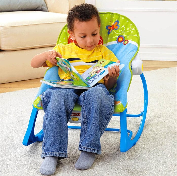 Baby's Rocker With Vibration Function And Hanging Rattles Bar , Musica ...