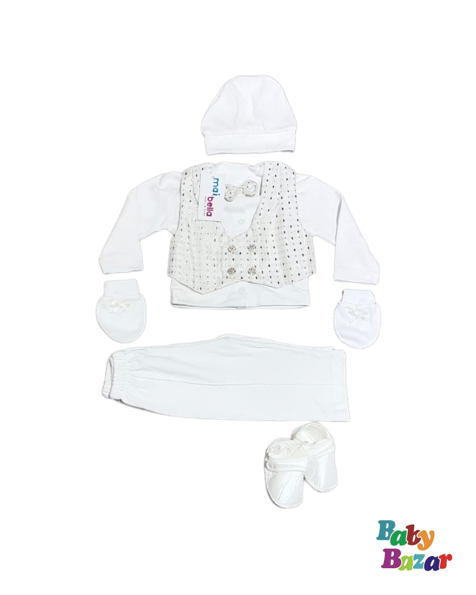 Beautiful Turkish Set For New Born Baba In Beautiful Design – Baby Bazar