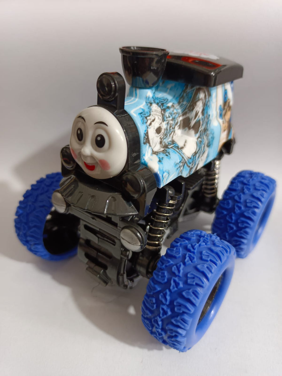 Big Wheel 4x4 Monster Train Toy For Toddler In Blue Color – Baby Bazar