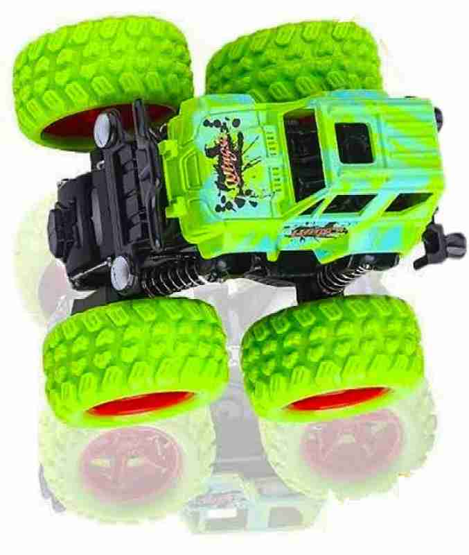 Big Wheel Monster Car Toy For Kids In Green Color – Baby Bazar
