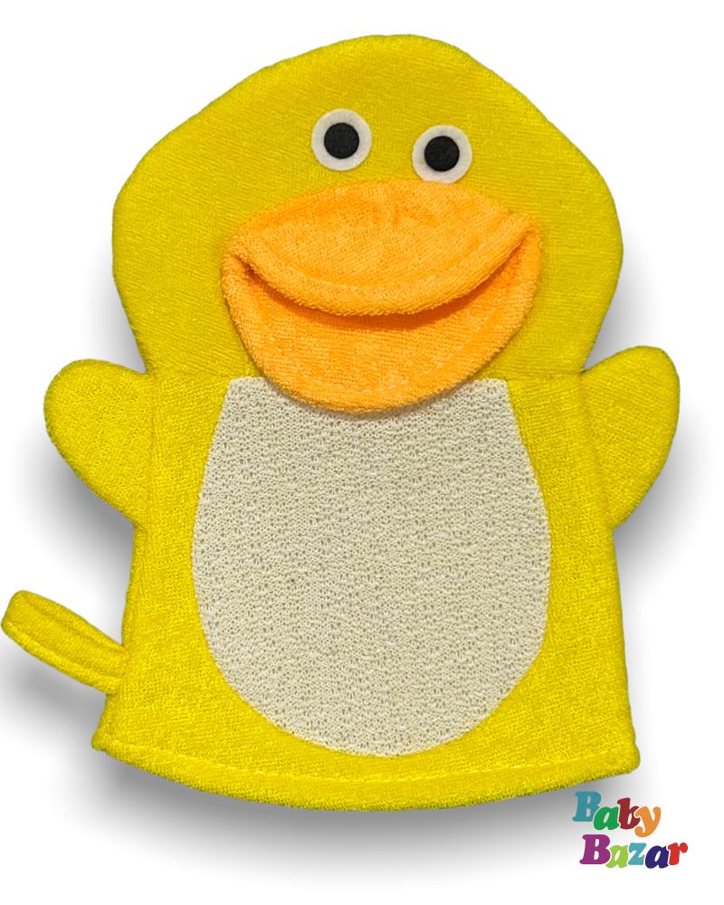 Cartoon Terry Cloth Bath Sponge Mitts Puppet Cute Hand Puppets Bath Gl ...