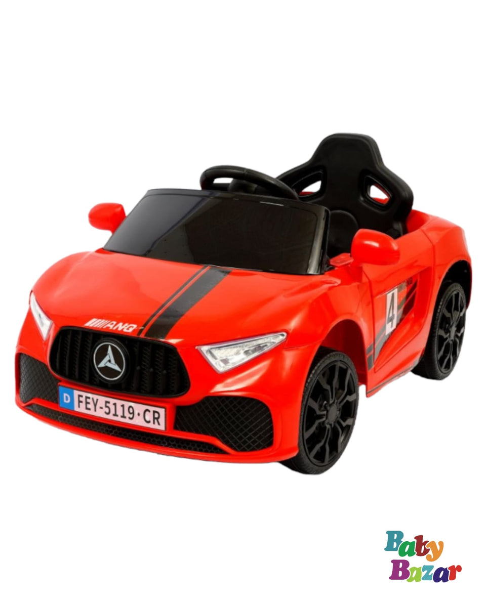 Chargeable Electric Car For Kids In Red Color With Music – Baby Bazar