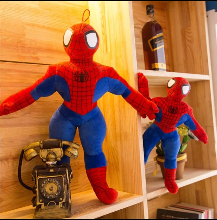 Disney Cartoon Spider Man Action Figure Plush Toy Doll Boy Clothes Pil ...