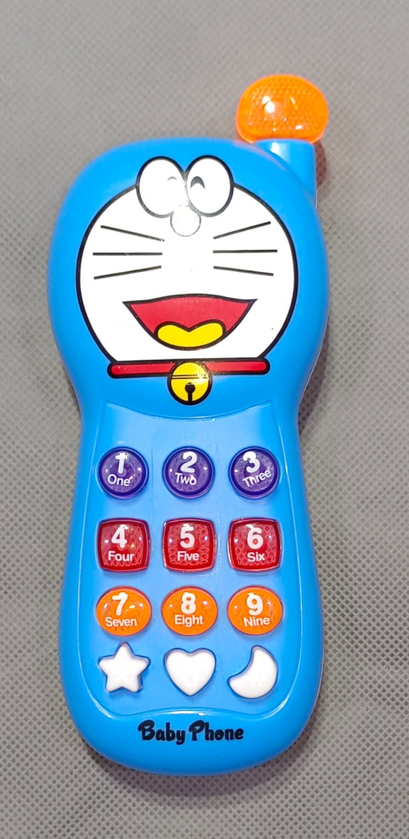 Doraemon Design Baby Phone With Music And Light Function – Baby Bazar