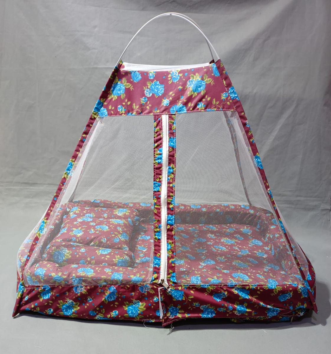 Mosquito Bed | Carry Cot| Baby Bed| With Pillows In Little Flowers Pri ...