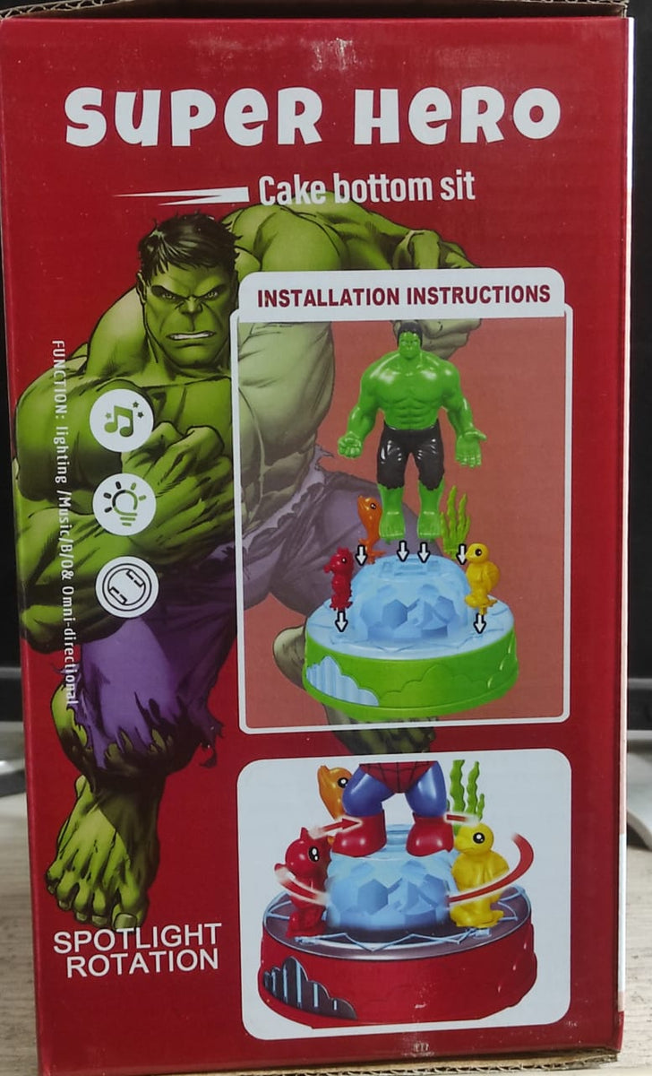 Musical Super Hero Toy For Baby Boy With Lightning Function – Baby Bazar