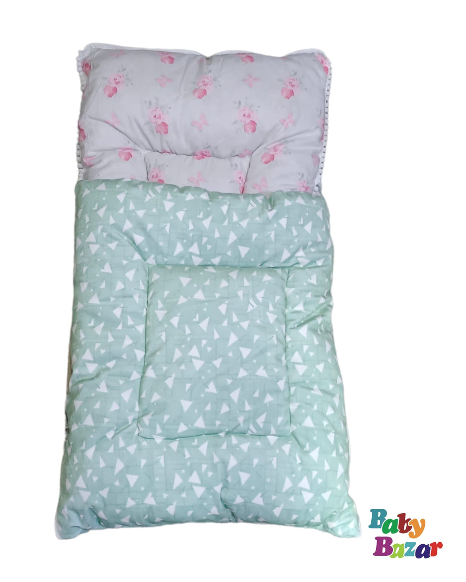New Born Baby Bister/Carry Nest In Green Color – Baby Bazar