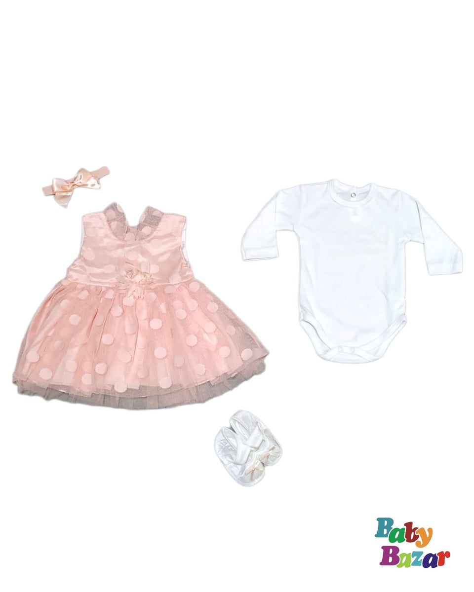 New Born Baby Turkish Set In Light Pink Color – Baby Bazar
