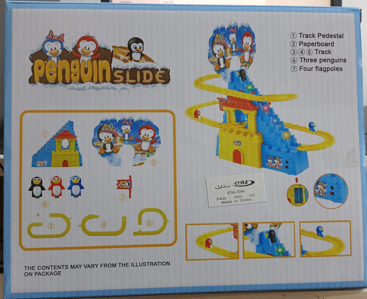 Penguin Slide Penguin Track Pedestal Toy for Kids – Baby Bazar