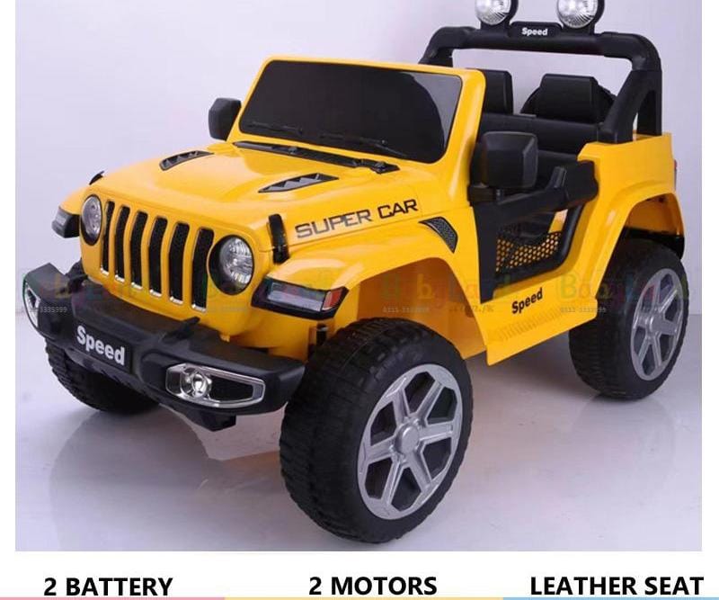 Super Electric Jeep For Kids In Attractive Color And Shape With Double ...