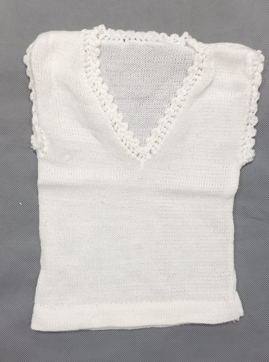 Sweaters For Kids In White Color Woolen Stuff – Baby Bazar