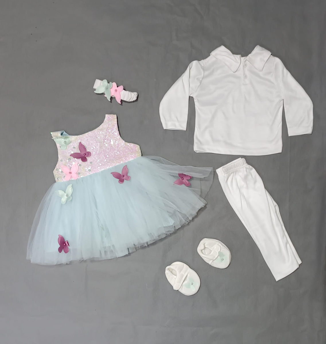 Turkish Frock Set For New Born Baby Girl In Beautiful Color – Baby Bazar