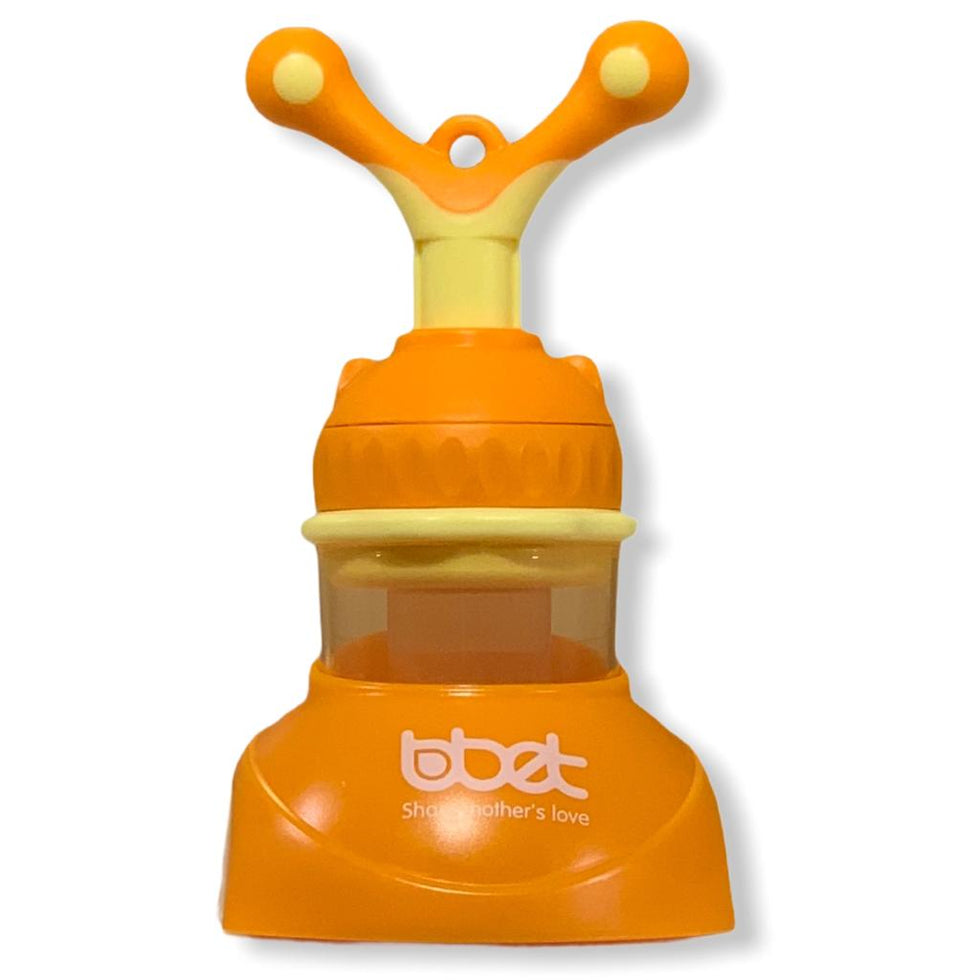 Fresh Fruit Baby Pacifier Orange With Stand And Press Down Lever – Baby ...