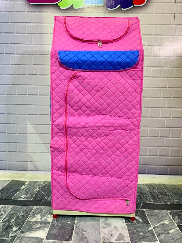 Baby Almari | Cupboard With 5 Roomy Shelves Pink - Baby Bazar